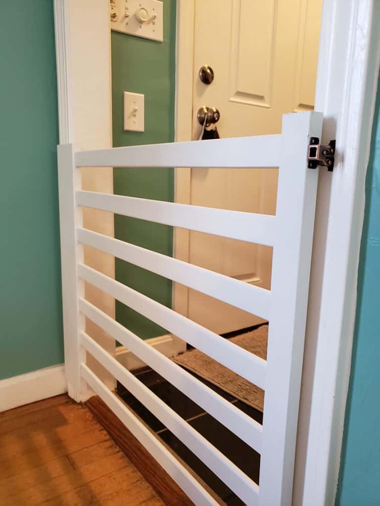 28 DIY Indoor Dog Gate and Pet Barrier Ideas - PlayBarkRun