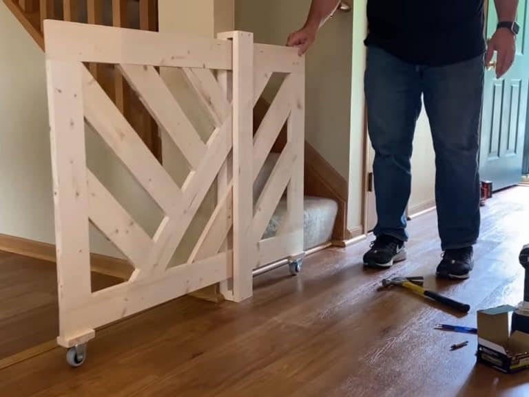 28 DIY Indoor Dog Gate and Pet Barrier Ideas - PlayBarkRun